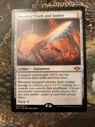 Sword Of Truth And Justice Modern Horizons Magic Mtg NM -, FLASH ...