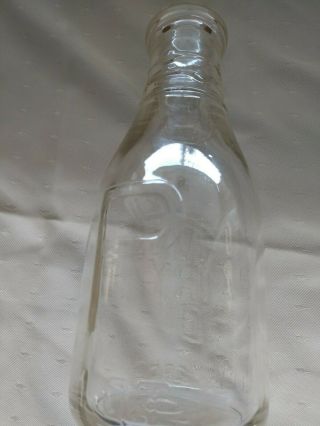 Purvin Dairy Qt Milk Bottle Wilkes Barre Pa | #1770059