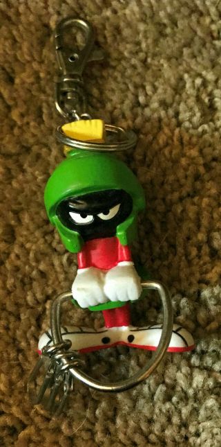 LOONEY TUNES MARVIN THE MARTIAN SPINNING KEY CHAIN TM & WARNER BROS ...