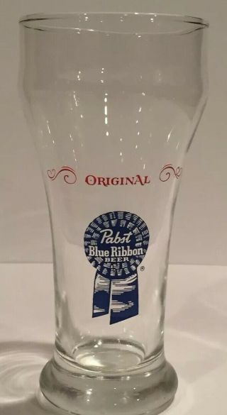 Pabst Blue Ribbon Beer Vintage Tap Glasses. Set Of Three PBR Glasses ...