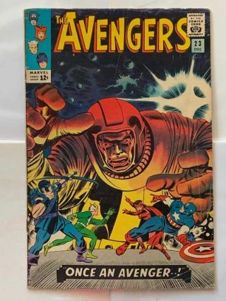 AVENGERS 24 (1966) Vs Kang The Conqueror And Ravonna (Kirby Cover ...