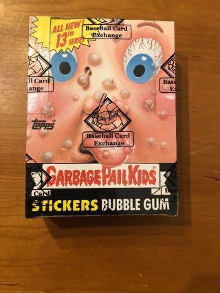 1988 Topps Garbage Pail Kids GPK 13th Series Wax Pack Box | #4470124