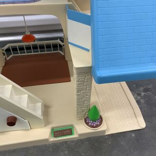 Vintage 1980 ' S Little Tikes Dollhouse Blue Roof House | #16494264