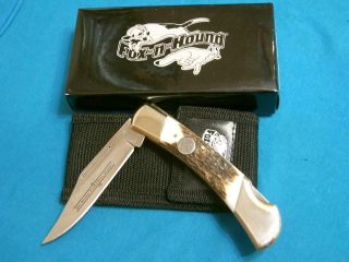 Fox N Hound Knife (Huge Folding Knife) Stag. | #24504259