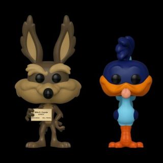Funko Shop Pop Exclusive Looney Tunes Wile E. Coyote & Road Runner ...