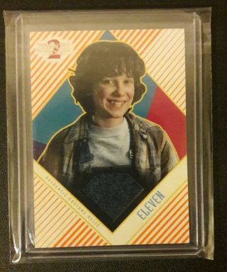Stranger Things Season 2 Orange Parallel Relic Card Eleven 99 | #15752181