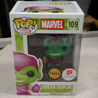 FUNKO POP MARVEL: GREEN GOBLIN (METALLIC) 109 CHASE WALGREENS EXCLUSIVE ...