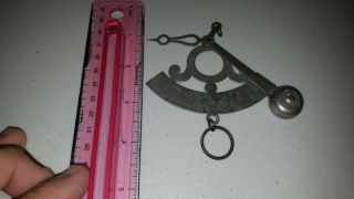 VINTAGE SMALL HAND HELD SCALE BY CROSS PEN COMPANY BOSTON POSTAL LETTER ...