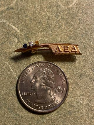 10k Gold Alpha Xi Delta Sorority Pin (bought In 2011) | #15463485