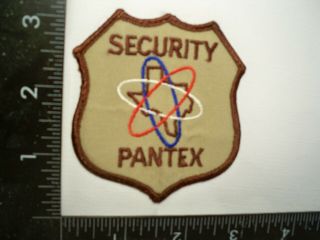 Rare Federal DOE AEC Pantex Security SWAT Patch Amarillo, TX Nuke ...