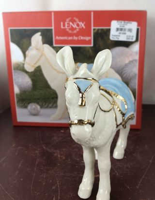 Lenox First Blessings Nativity Donkey Figurine | #14986815