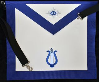 Masonic Blue Lodge Officer Tyler Apron | #3471068