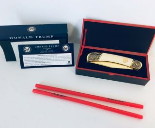 US President Donald Trump Pocket Knife 8. 5” & 2 - Reusable TRUMP ...
