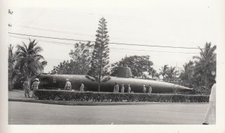 Snapshot Photo WWII Japanese HA 19 MIDGET SUBMARINE At Key West 17 ...