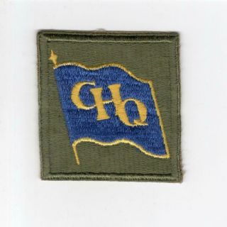 HTF Blue GHQ WW 2 US Army General Headquarters Pacific Patch Inv F650 ...