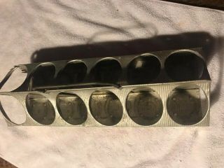 Vintage Aluminum 12 Pack Coca Cola Carrying Case | #14607840