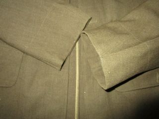 1942 DATED US ARMY ENLISTED CLASS A FOUR POCKET WOOL COAT, SIZE 38R ...