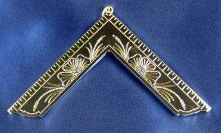 Masonic Collar Jewel Past Master Without Square Silver Freemason Mason ...