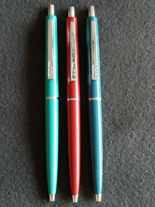 6 Vintage Paper Mate Double Heart Ballpoint Pens | #3141879