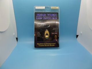 Star Trek Bajoran Communicator Talking Sound Badge Vintage 1996 But ...