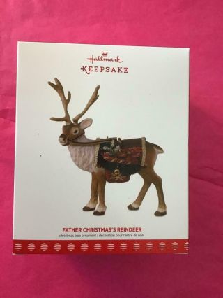 2016 Hallmark Keepsake Limited Edition Father Christmas ' S Reindeer ...