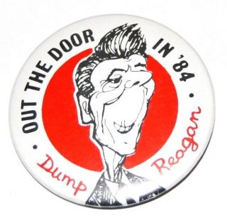 1980 RONALD REAGAN Campaign Pin Pinback Button Political Presidential ...