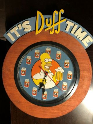 The Simpsons Wall Clock Skate Bart | #13610332