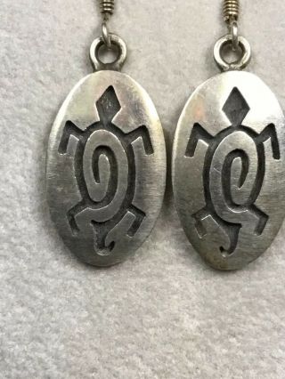 Vintage “Manuel Hoyungwa Hoyungowa” Hopi Sterling Silver Overlay Turtle ...