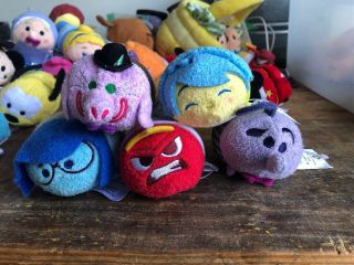 Disney Tsum Tsum Inside Out Set Of 6 Plush Mini Size | #16801996