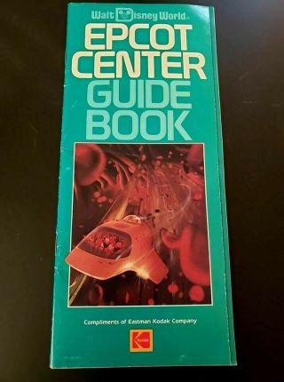 Vintage 1983 WALT DISNEY WORLD EPCOT CENTER GUIDE BOOK KODAK | #16861260