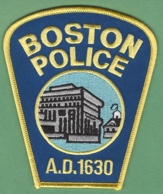 Boston Massachusetts Police Santa Police Patch | #14196334